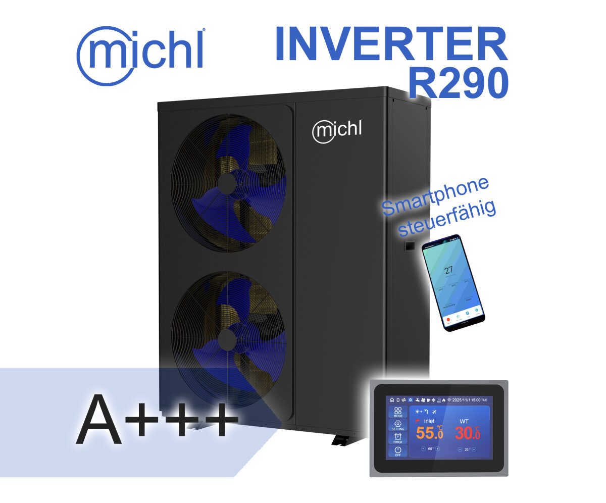 Michl Luft/-Wasser Monoblock Wärmepumpe 18 kW TWRE-K07V2, 2.549,00